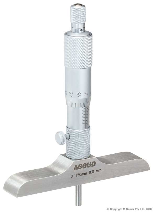 Accud 150mm Metric Depth Micrometer | Gamer